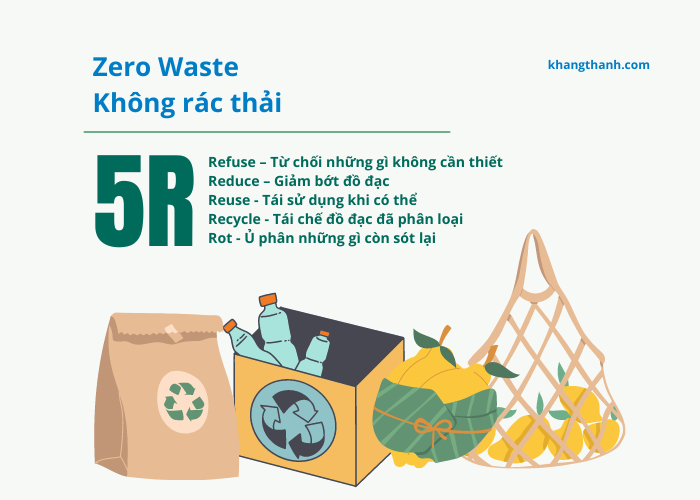 5 Cách sống xanh Zero Waste cực hiệu quả ai cũng làm được